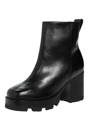 Schutz Platform Booties - Black