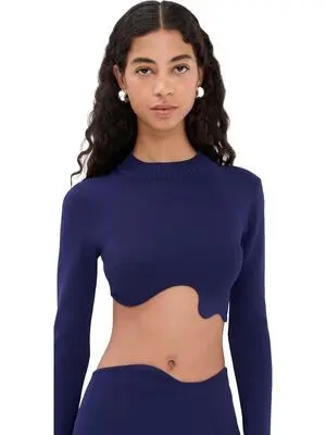 Christopher Esber Maparadita Long-sleeve Top - Violet