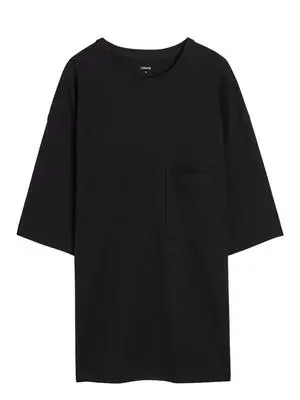 LEMAIRE Boxy Cotton T-shirt - Black