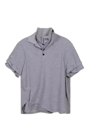 Natasha Zinko Double Layer Polo Shirt - Grey