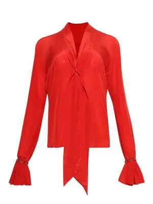 GRACE FAENA The Roses Blouse - Red