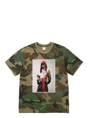 Supreme Stadium Playboi Carti ""camo"" T-shirt Green