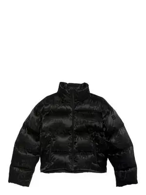 Balenciaga Logo-print Puffer Jacket - Black