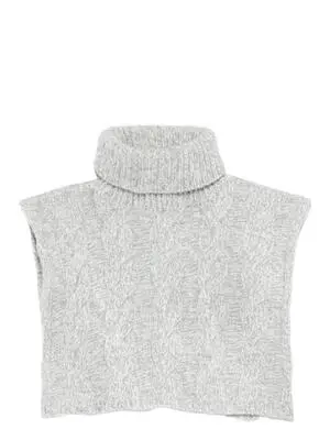 Eleventy Cable-knit Turtleneck Neck Warmer - Blue