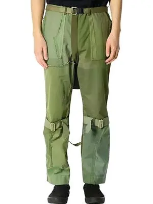 CHILDREN OF THE DISCORDANCE Logo-print Cargo Trousers - Green