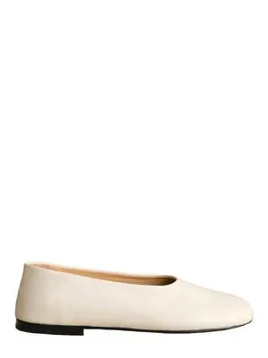 Jenni Kayne Leather Elodie Flat - White
