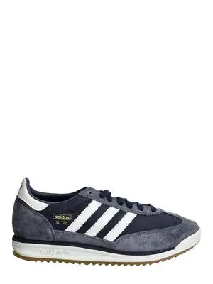 Adidas Three-stripe Suede Trainers - Blue
