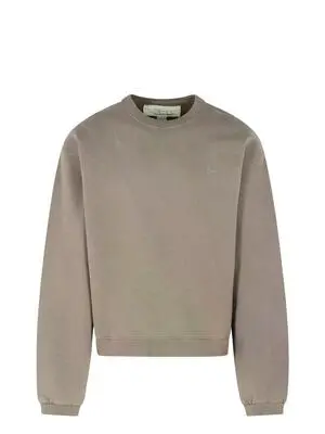 ERL Crew-neck Cotton Sweatshirt - Neutrals