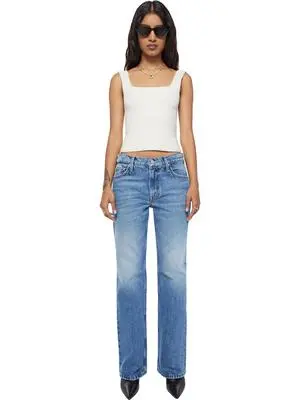 MOTHER Petites The Lil Reifler Early Jeans - Blue