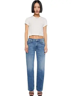 MOTHER Petite Lil Reifler Early Jeans - Blue