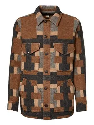 Ralph Lauren Wool And Cotton-blend Overshirt - Brown
