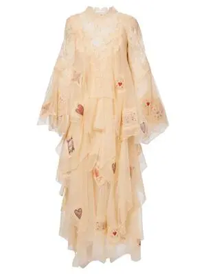 Zimmermann Hypnotic Cascading Silk Organza Gown - Yellow