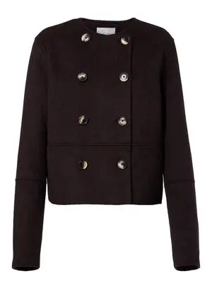 Proenza Schouler Double-breasted Wool-blend Jacket - Brown
