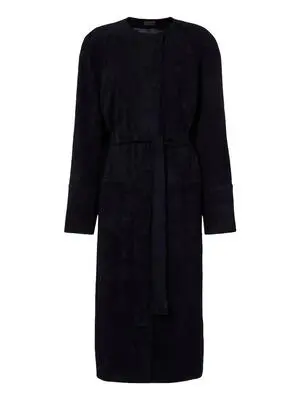 Stouls Dietrich Suede Coat - Blue