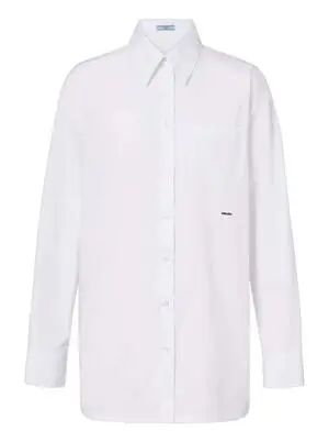 Prada Cotton Poplin Shirt - White