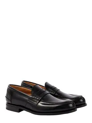 Church's Pembrey Leather Penny Loafers - Black