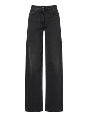THE ROW Clair High-rise Straight Jeans - Black