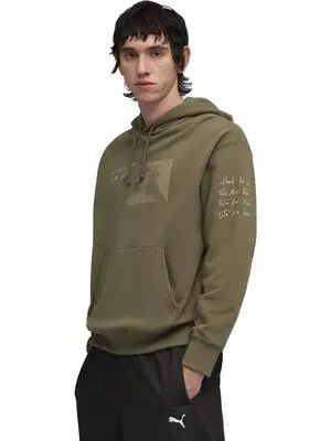 PUMA House Of Graphics Graphic Hoodie - Green