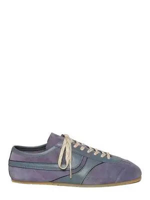 Dries Van Noten Suede Panelled Sneakers - Purple