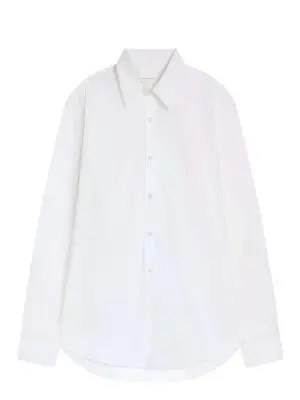 Dries Van Noten Cotton Poplin Shirt - White