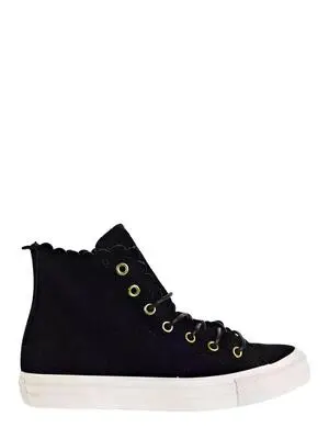 CONVERSE Chuck Taylor All Star Hi Frilly Thrills Sneakers - Black