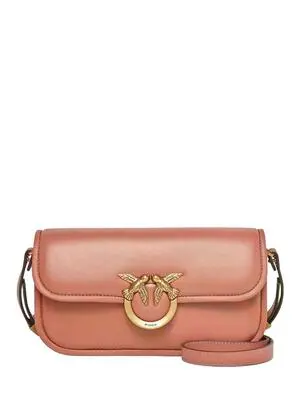 PINKO Logo-Embellished Crossbody Bag