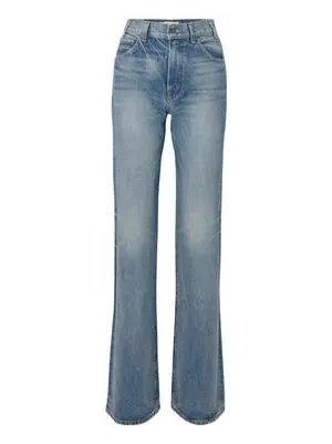 NILI LOTAN Joan High-rise Straight-leg Jeans - Blue