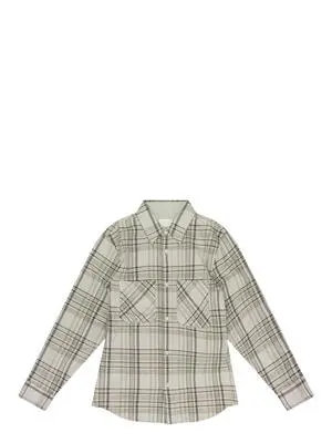 Aimé Leon Dore Plaid Cotton Button-down Shirt - Grey