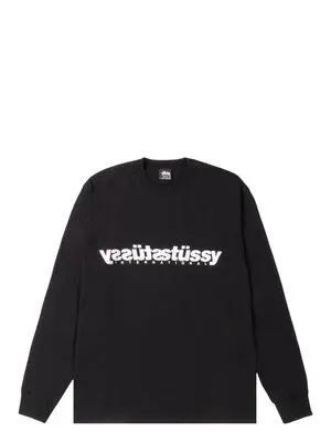 StÜssy Mirror Long-sleeve Tee - Black