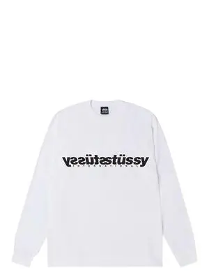 StÜssy Mirror Long-sleeve Tee - White
