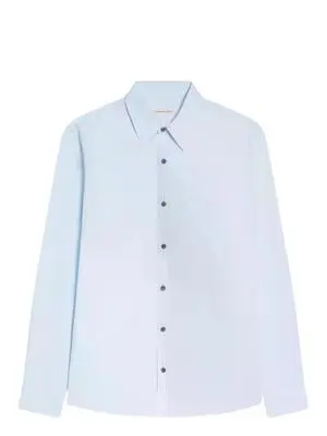 Dries Van Noten Cotton Poplin Shirt - Blue