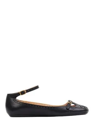 Chloé Misty Ballerinas Eggshell