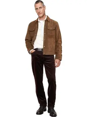 Banana Republic Straight Corduroy Pants - Double Chocolate Brown