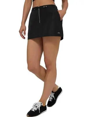 Alo Yoga Work It Mini Skirt Black