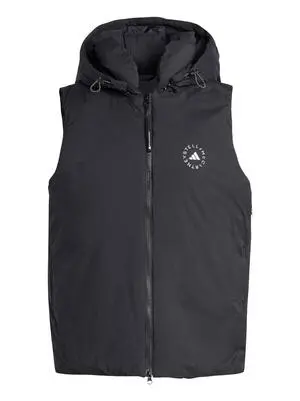 Stella McCartney Truenature Padded Hooded Vest - Black