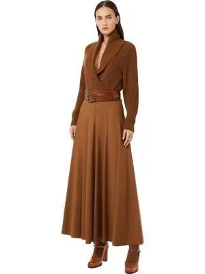 MAX MARA A-Line Zibeline Skirt