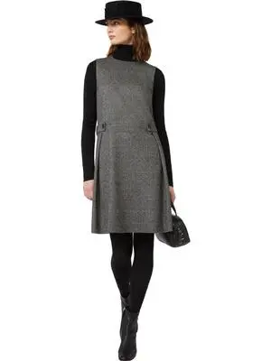 Max Mara Sleeveless Jersey Dress - Dark Grey