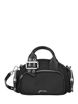GANNI Top Handle Bag - Black