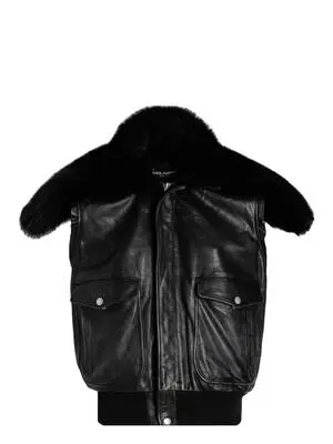 Dolce & Gabbana Vintage Leather Jacket - Black