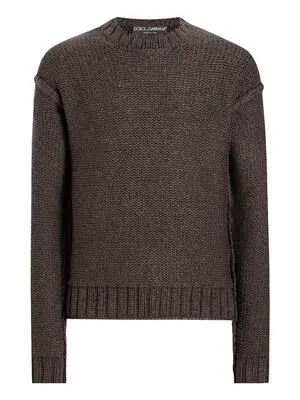 Dolce & Gabbana Wool And Cashmere Pullover - Brown