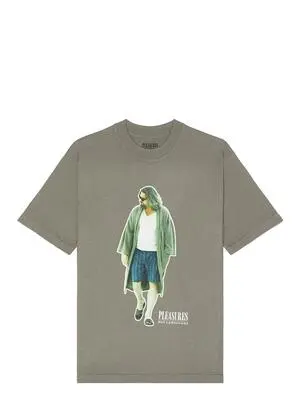 PLEASURES Dude Tee - Charcoal