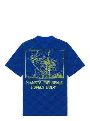 PLEASURES Planets Polo - Blue