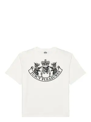 PLEASURES Skull Crest Heavyweight Shirt - White