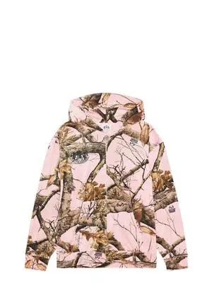 PLEASURES Realtree Velour Hoodie - Pink Edge