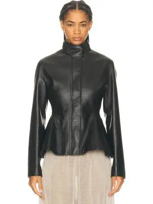 Alaïa Peplum Jacket - Noir Alaia