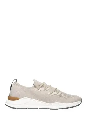 Brunello Cucinelli Knitted Runner Sneakers Beige