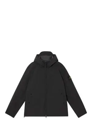 Stone Island Technical Jacket With Hood - Black