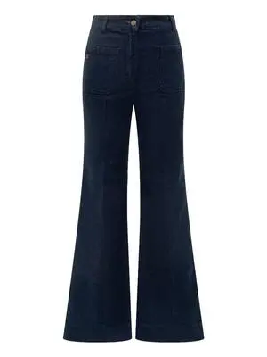 VICTORIA BECKHAM Victoria Beckham Corduroy Flared Trousers