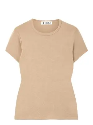 Eterne Stretch-modal Jersey T-shirt - Brown