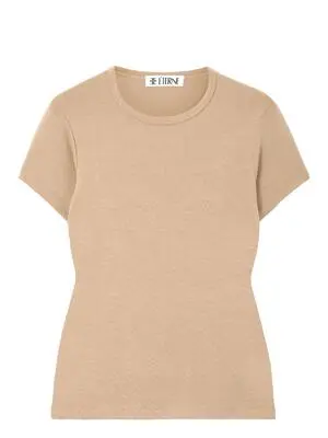 Eterne Stretch-Modal Jersey T-Shirt Taupe